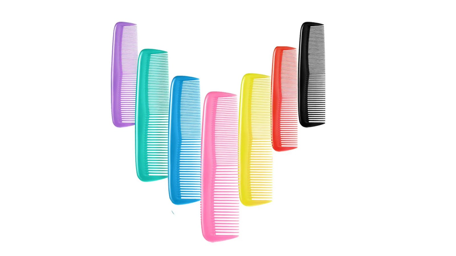 Small Portable Mini Two Crude Fine-tooth Comb Hair Combs Bidentate ...