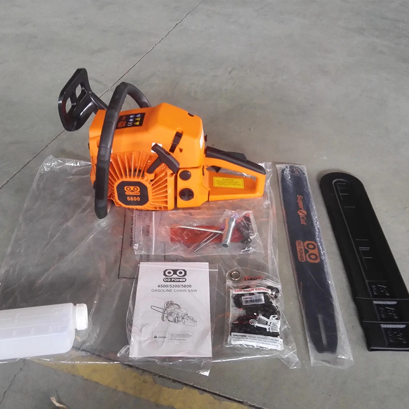 High Performance Chainsaw Petrol Hand Cutting Machine 5800 Gasoline ...