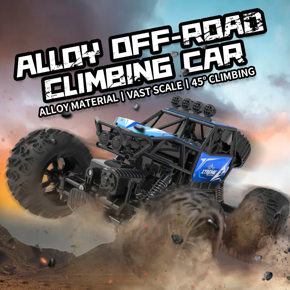 Newset 2024 Q145 Rc Car Alloy Climbing Cars 2.4g 4wd Remote Control Car 1:16 Rc Rock Crawler All ...