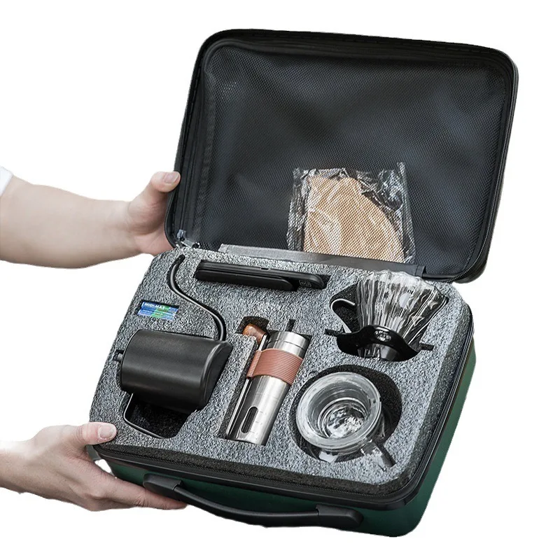 U60 Coffee Drip Set Travel Bag Coffee Brewing Kit With Pour Over Coffee ...