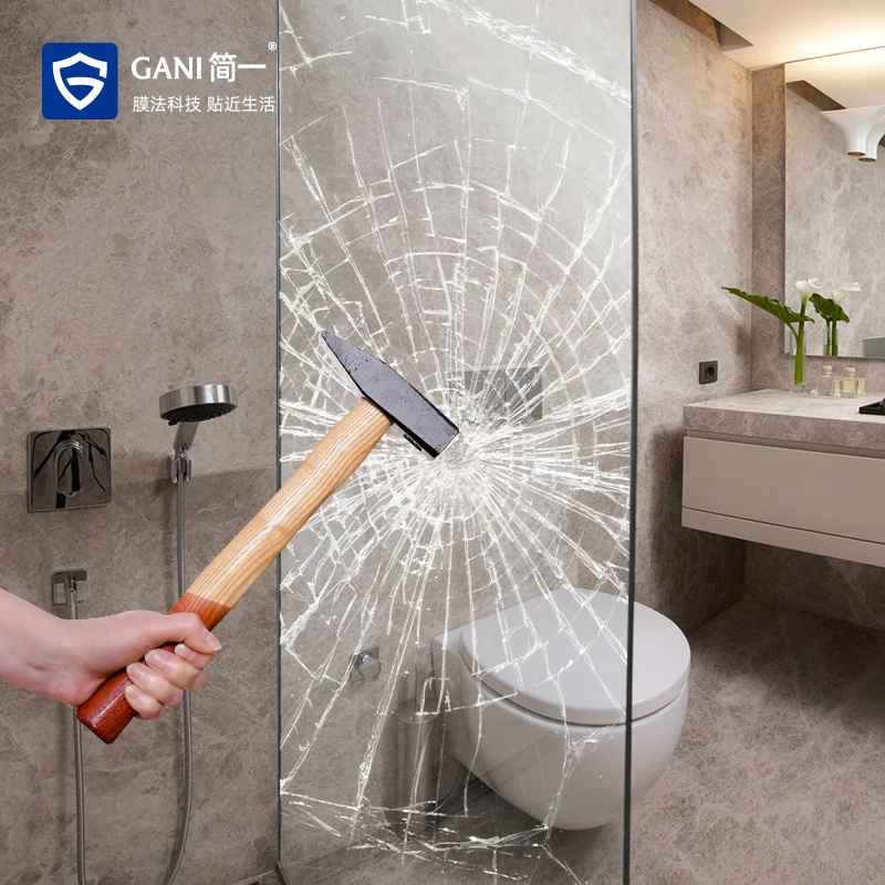 Safety Explosion Proof Film Clear Anti Shatter Safety Film 12 Mil ...