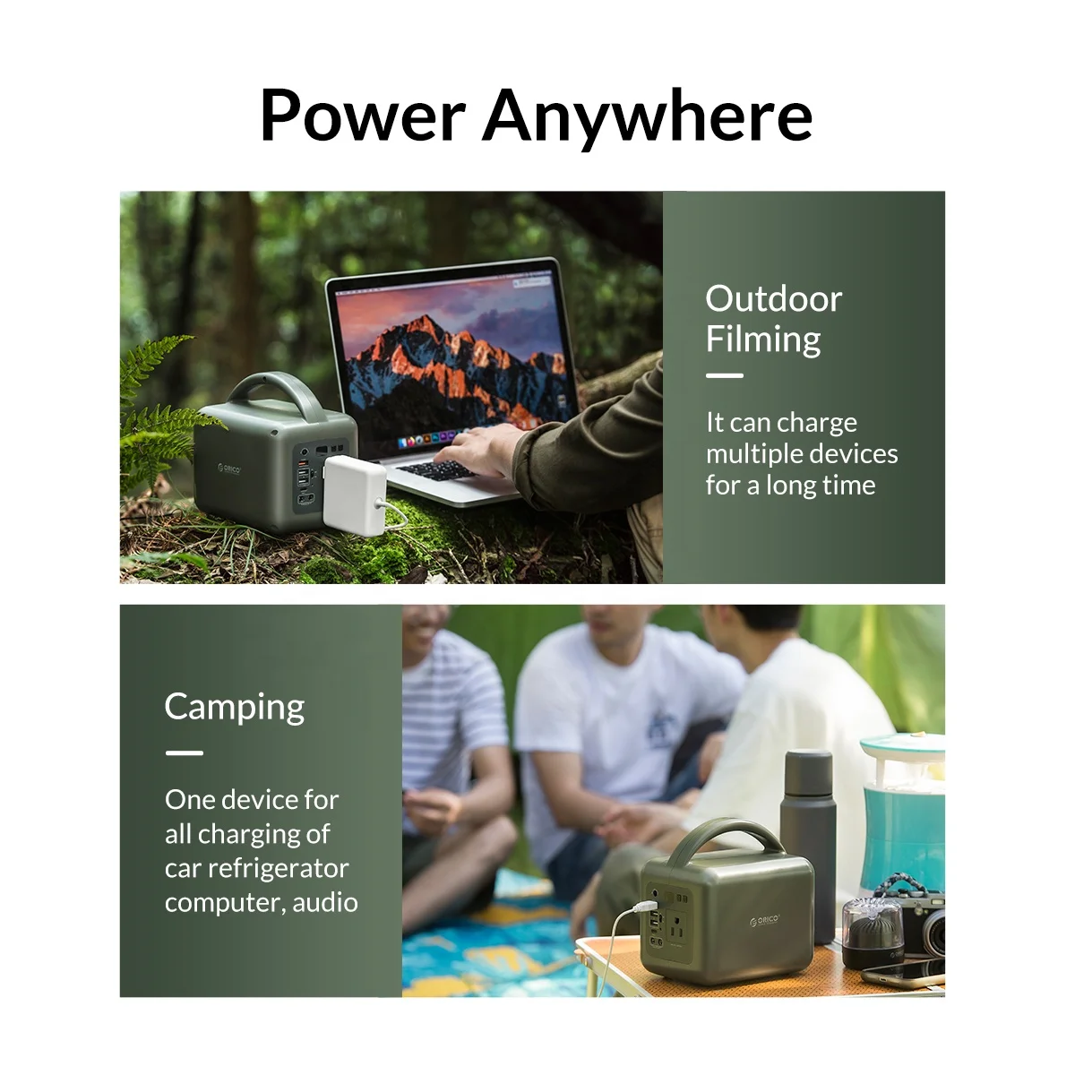 120w Portable Rechargeable Energy Storage Led Solar Powered Charging ...