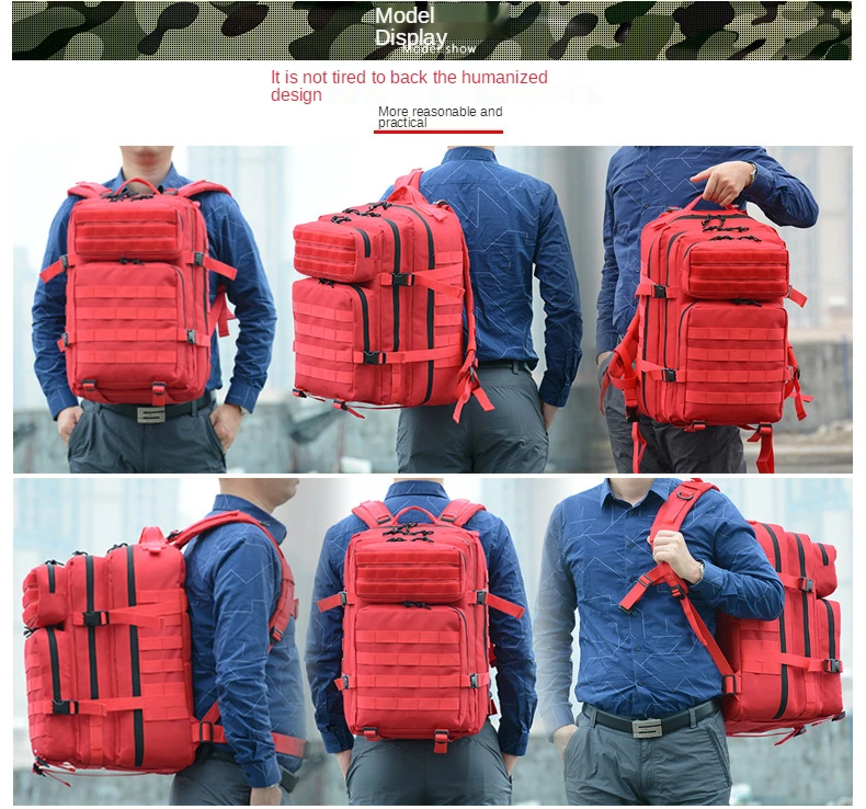 Assault Rucksack Hiking Mochila Functional Configuration Backpack ...