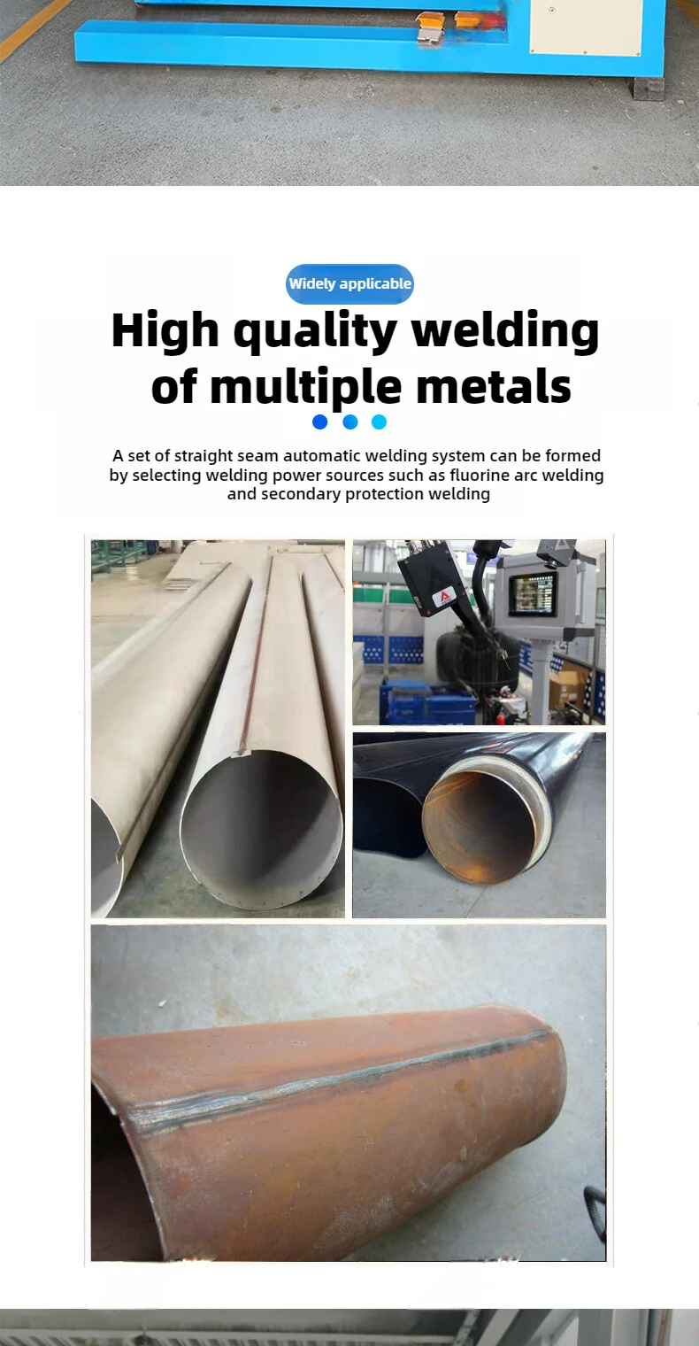 1000mm Automatic Arc Argon Duct Straight Seam Welding Machines