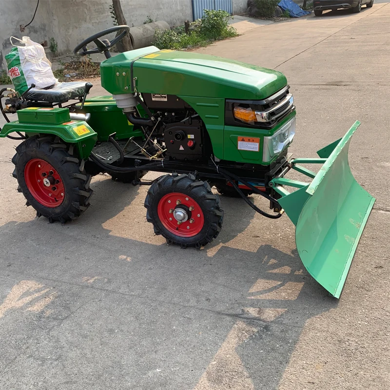 12hp Walking Tractor With Plough And Rotary Tiller Garden Walking ...