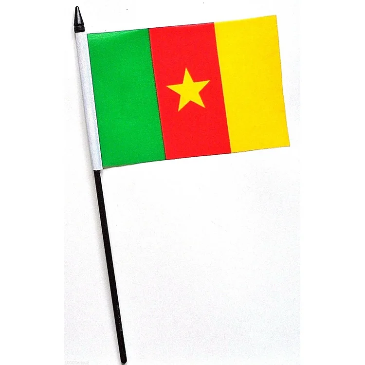 Caribbean 20 Countries Stick Flags - Mini Hand Held Flags