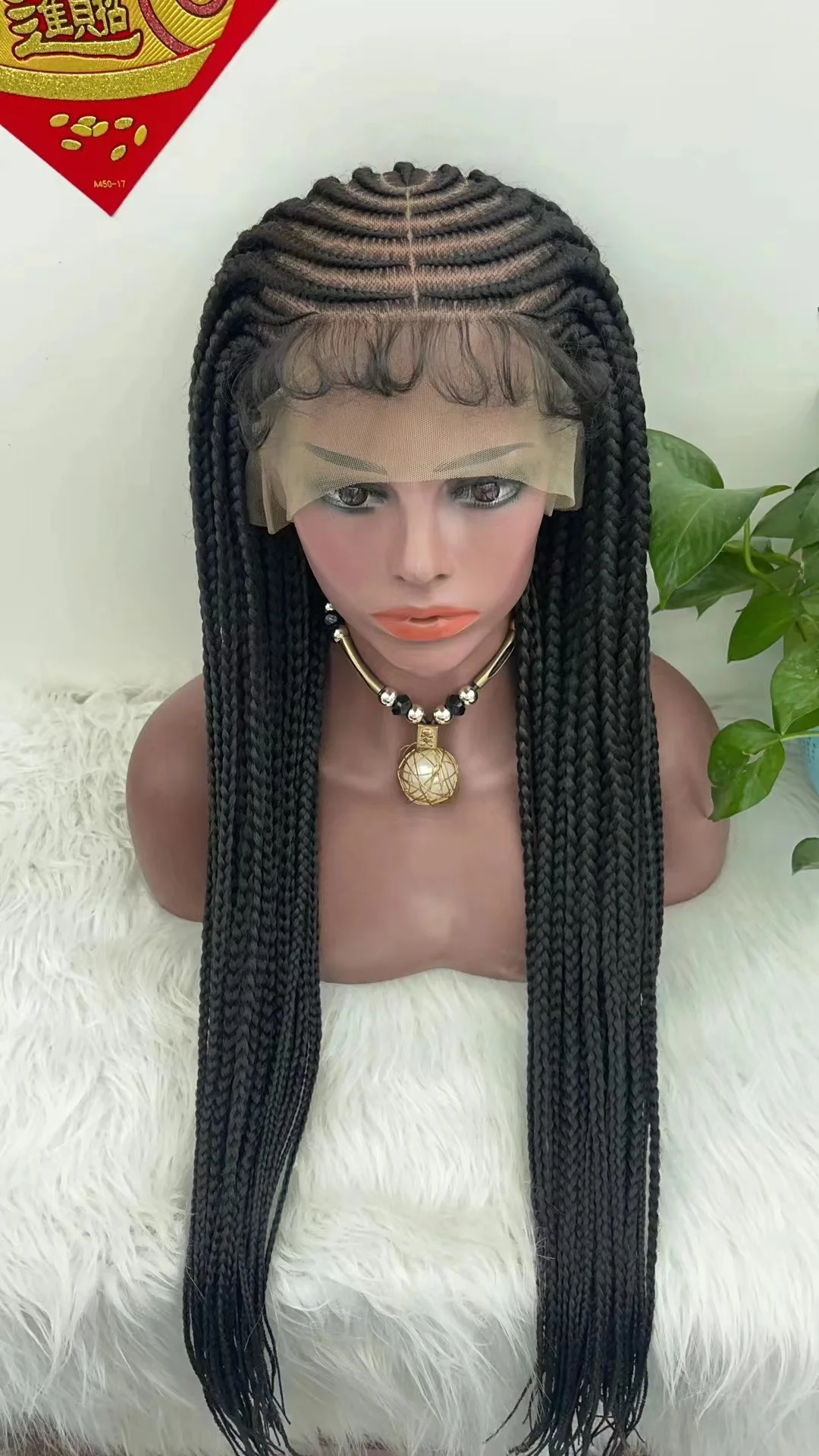 Jennifer Different Styles Synthetic Full Lace Front Cornrow Braid Wigs ...