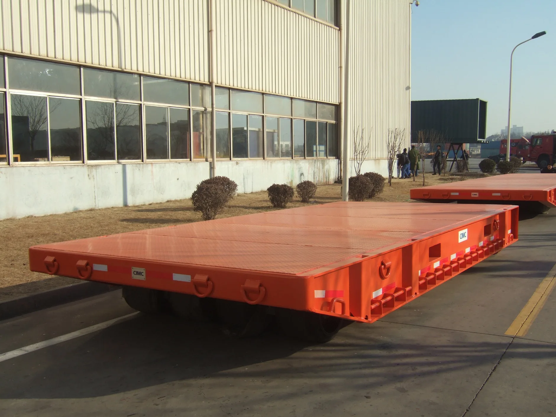 40FT/100T ADR Port Terminal MAFI Semi Trailer - Durable Steel for Ro-Ro ...
