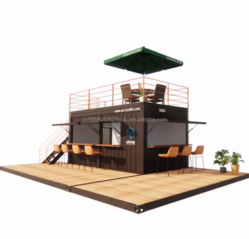 Two-story Pop-up Container Bar Long Beach Container Bar Coffee ...