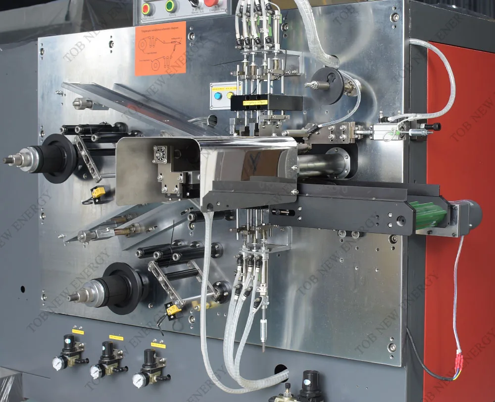 Tob Battery Semi-automatic Electrode Winding Machine For Lithium Ion ...