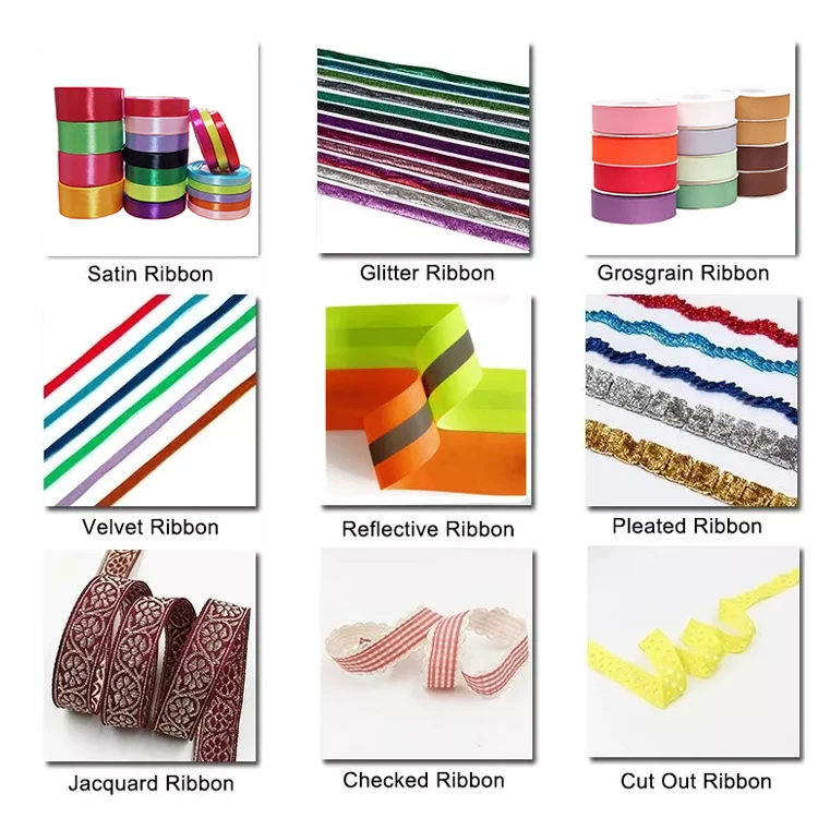 Wholesale Custom Logo 1 Inch Black Polyester Ribbon Gold Foil Grosgrain ...