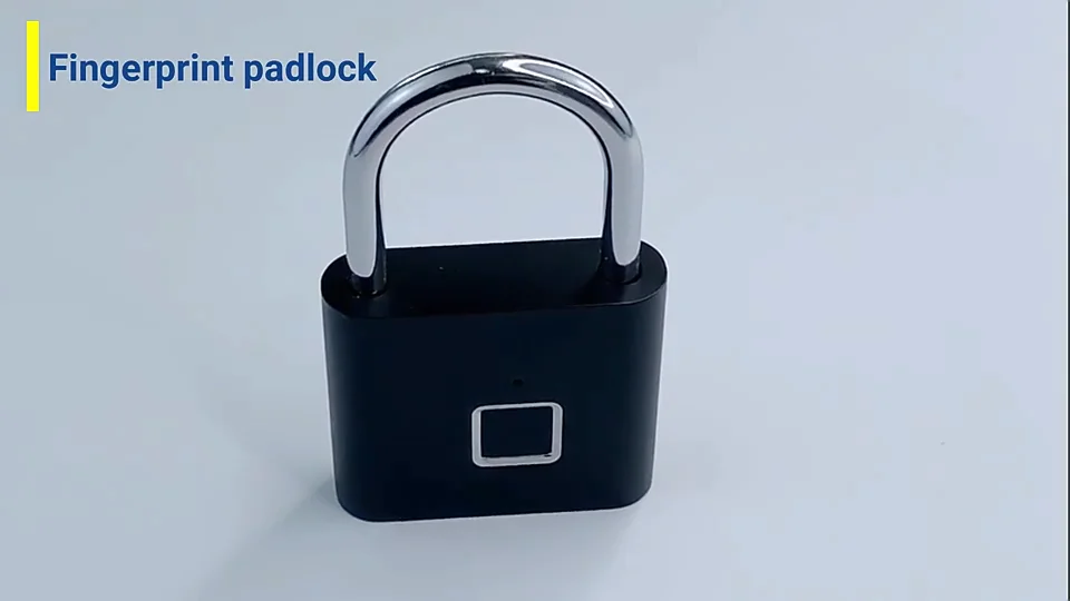 Tuya Smart Fingerprint Padlock Zinc Alloy Smart Biometric Thumbprint ...