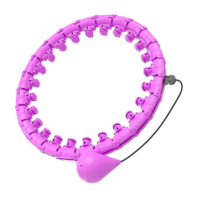 Adjustable Detachable Weighted Hula-Hoop for Fitness