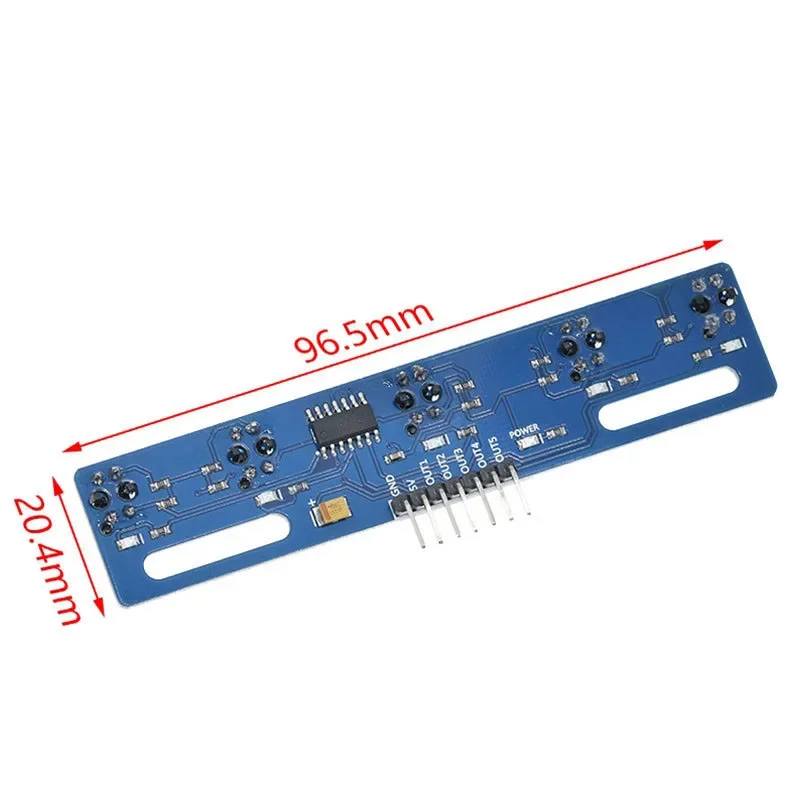 5-way Black And White Line Recognition Sensor Module For Tracking ...