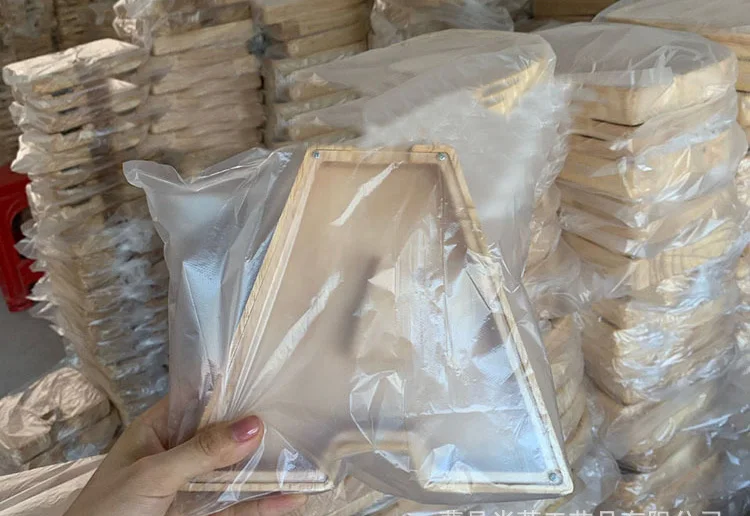 Custom Portable Letter Wooden Coin Money Saving Bank Box Acrylic Break ...