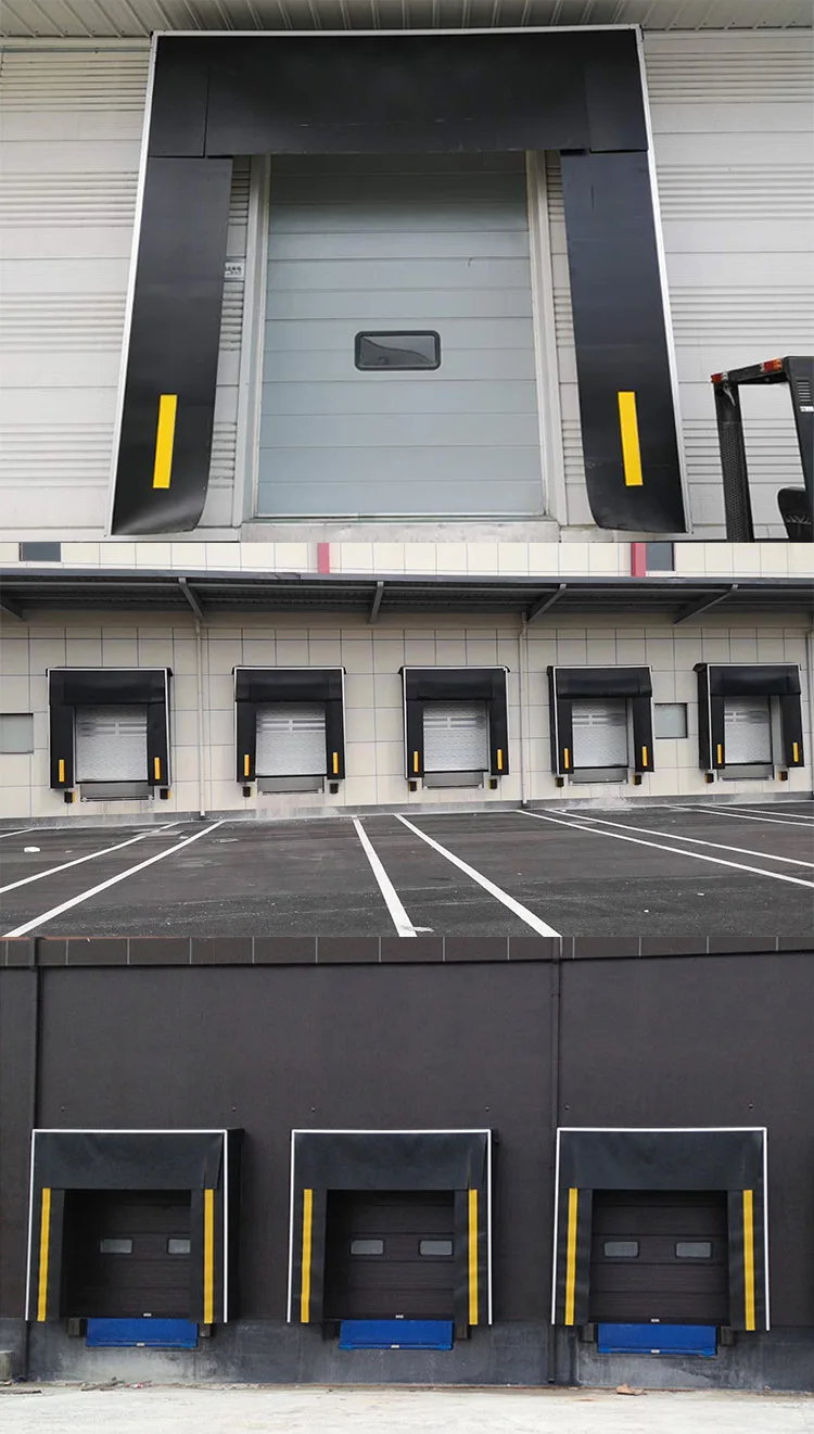 Mechanical Dock Shelters High Performance Brush Seals Impact Pads for ...