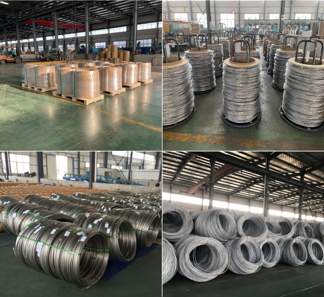 304 316 0.55mm~8mm Ss Wire Stainless Steel Scrubber Wire For Scourer ...