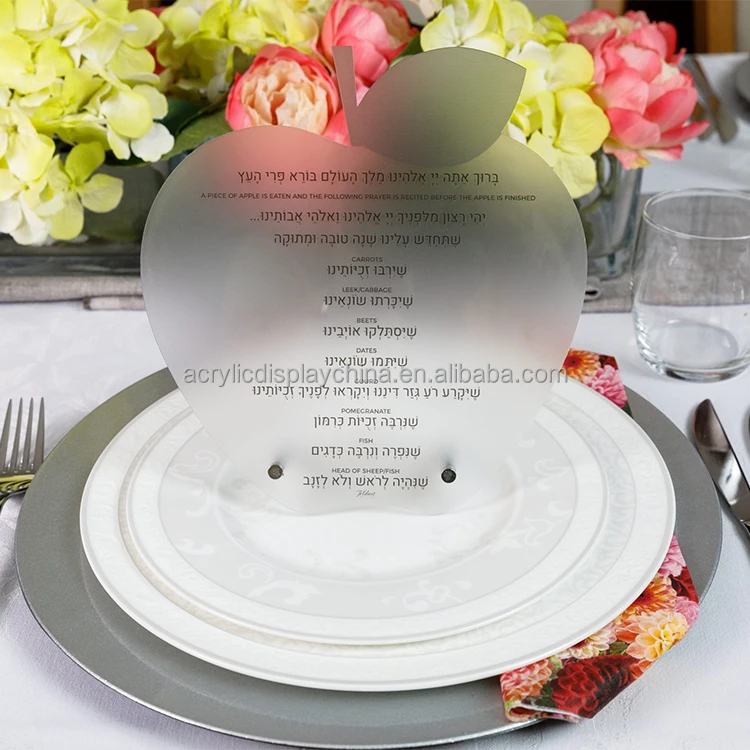 Lucite Square Bencher Card Acrylic Bencher Card Marble Lucite Apple ...