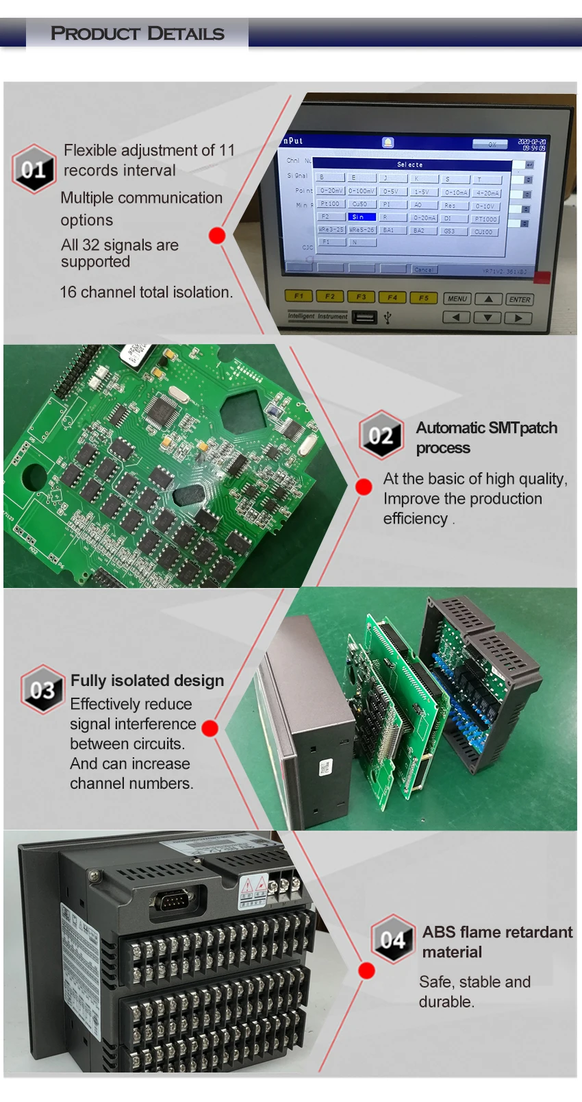 4-16 Channel Temperature Data Logger - Precision & Reliability
