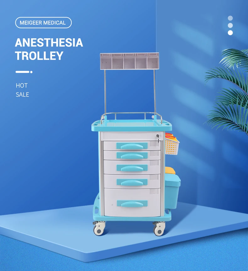 Cheap Price Medicine Crash Cart Anesthesia Trolley Hospital Medical ...