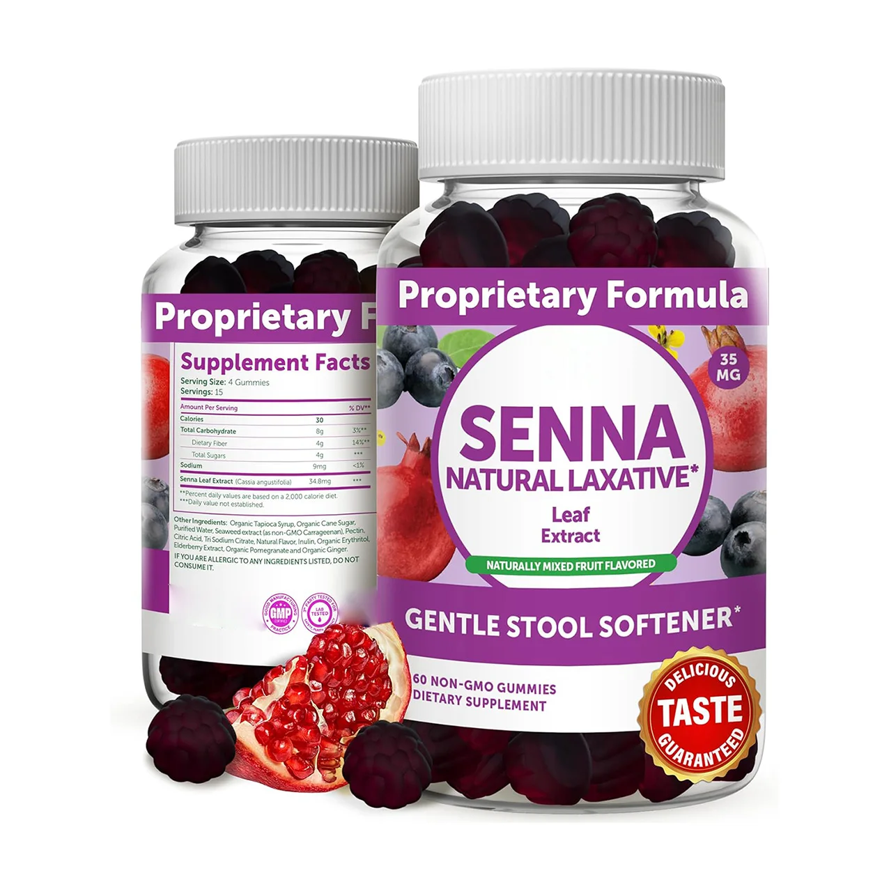 Proprietary Formula Senna Laxative Supplement Gummies Natural Senna ...