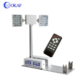 Car Vehicle Fire Truck Mobile Mast Pneumatic Telescopic Light Tower ...