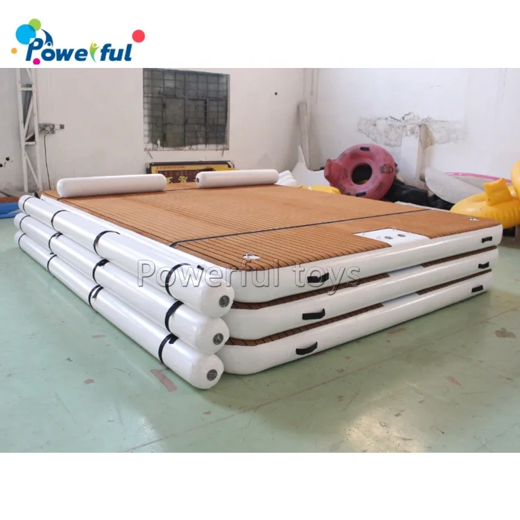 Inflatable Water Floating Dock Drop Stitch Platform - Buy Inflatable ...