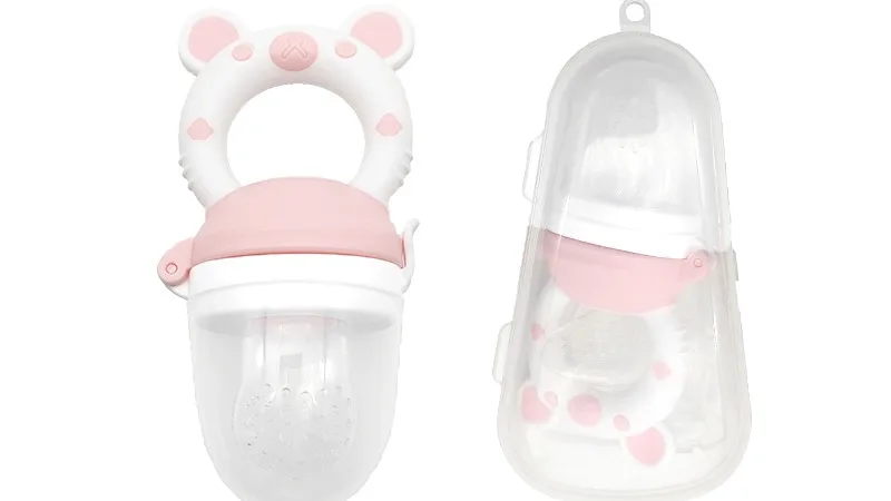 Hot Sale Safe Food Grade Silicone Bite Bag Chew Pacifier Fruit And ...