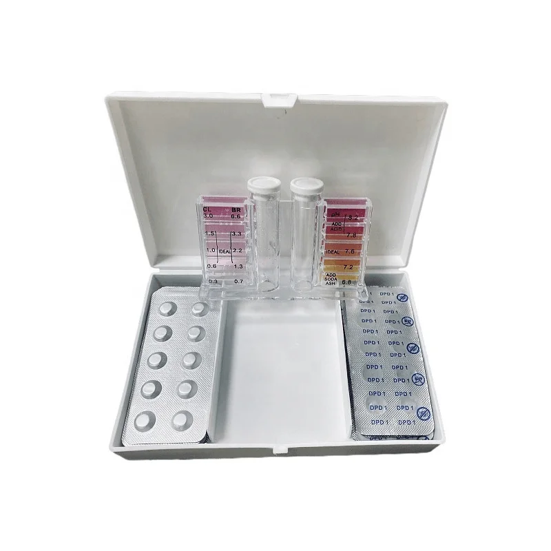 Pool & Spa Water Test Kit - Accurate DPD & Phenol Red Tablets