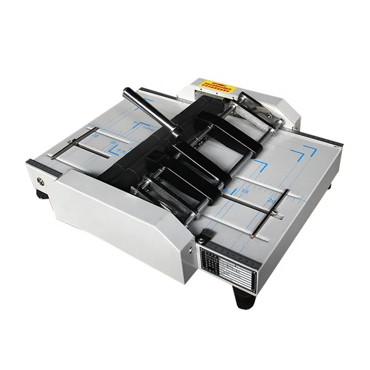 Zy-2 A3 Size Paper Book Desktop Stapler And Folder Stapling Folding ...