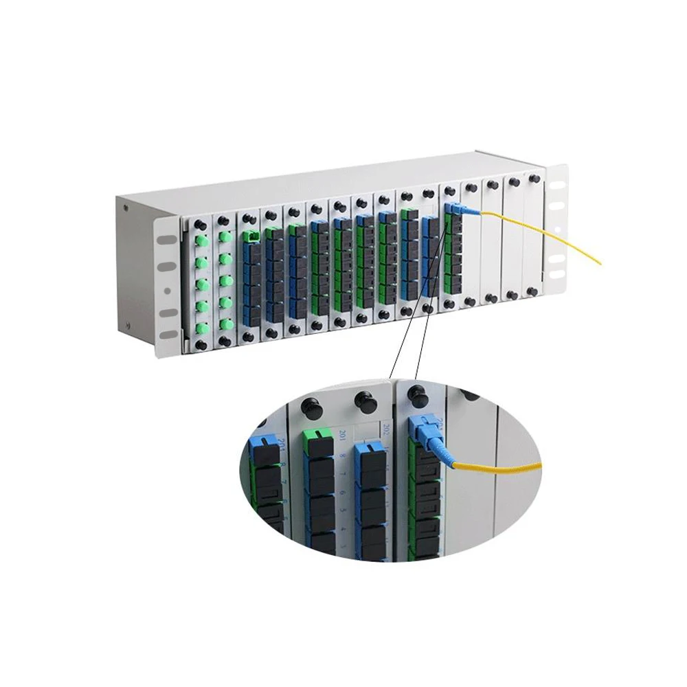 Fcst03607 19" Rack Mounted 3u Cabinet Patch Panel For Organizing Up To ...
