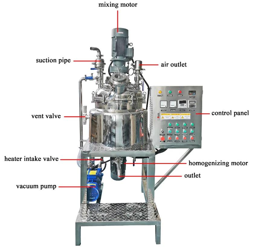 50L Liter Agitator Mixing Tank with Heating System New Condition ...