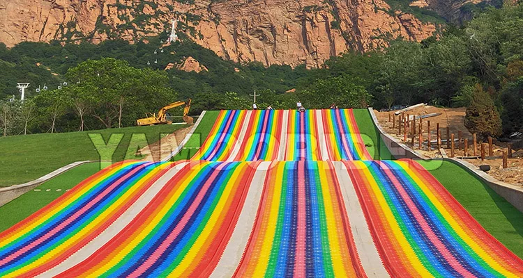 Outdoor Fun Games For Children And Adults Playing Plastic Slides China ...