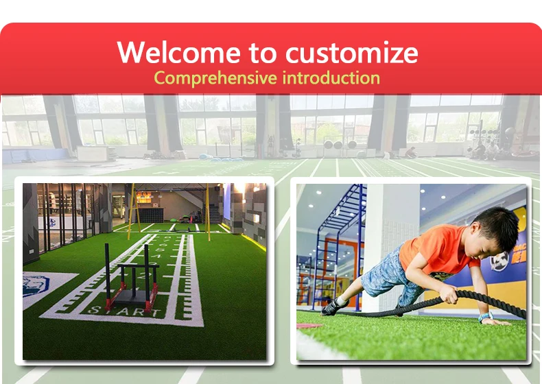 Customized Green Sled Track Sports Artificial Grass Carpet for Gym ...