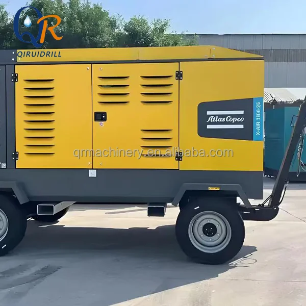Low Energy Consumption diesel Screw air Compressor for Mining Water ...
