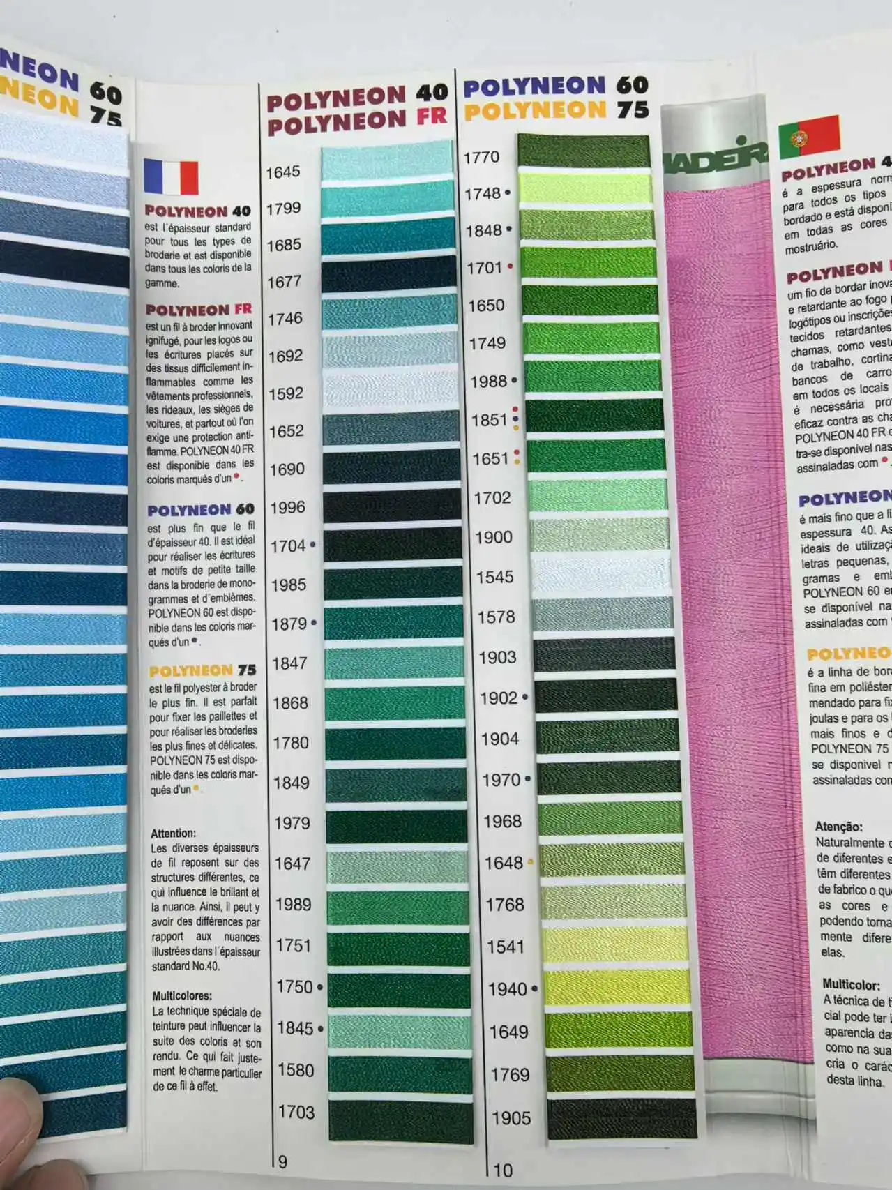 High Quality 100% Polyester 120D Machine Embroidery Thread