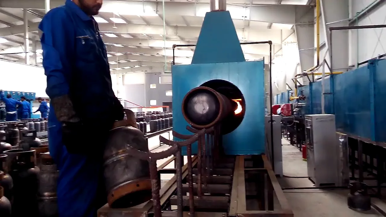 Lpg Gas Cylinder Heat Treatment - Buy Automatic Annealing Furnace,Lpg ...