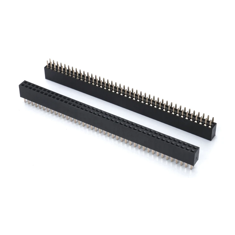 2.0mm Pitch Female Header Connector Dual Row Straight H:4.3mm 2*40Pin ...