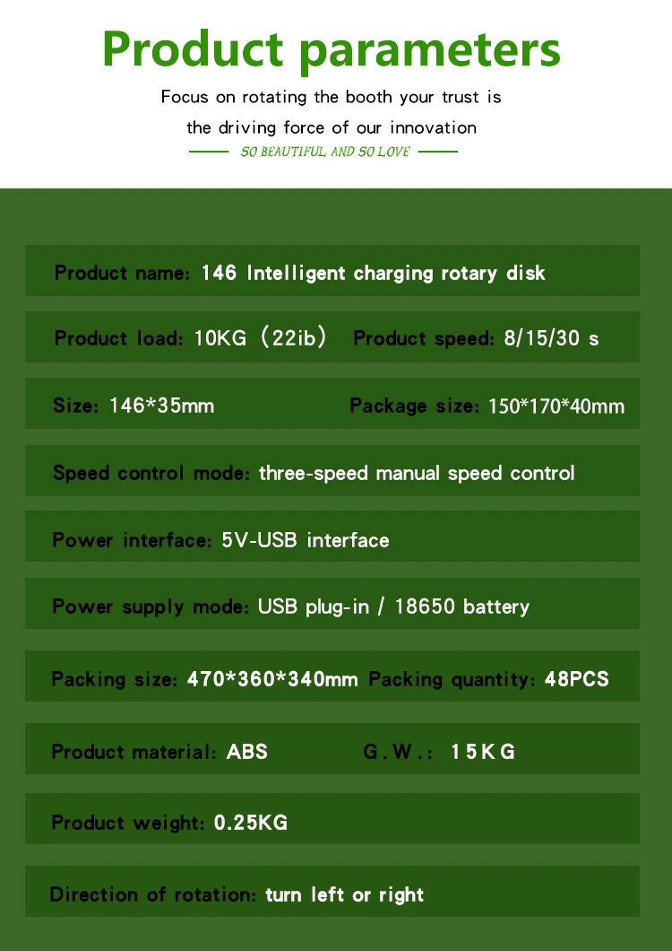 360 Degrees Rotating Rotary Display Stand - Luxury & Versatility