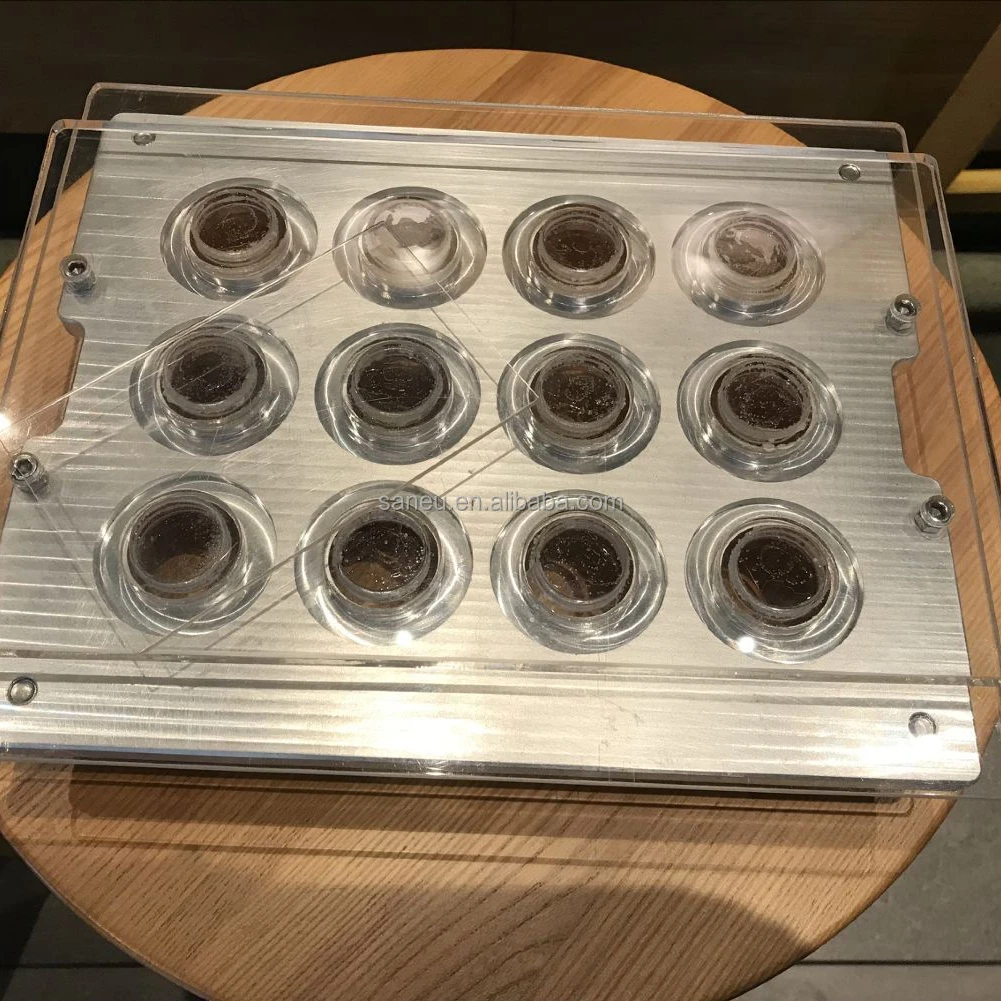 12 holes Nespresso Filling Board Aluminum Nespresso Capsules For 37 mm ...