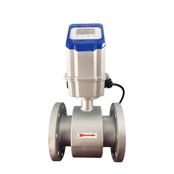Bi Directional Electromagnetic Flow Meter Industrial Raw Water Sap ...
