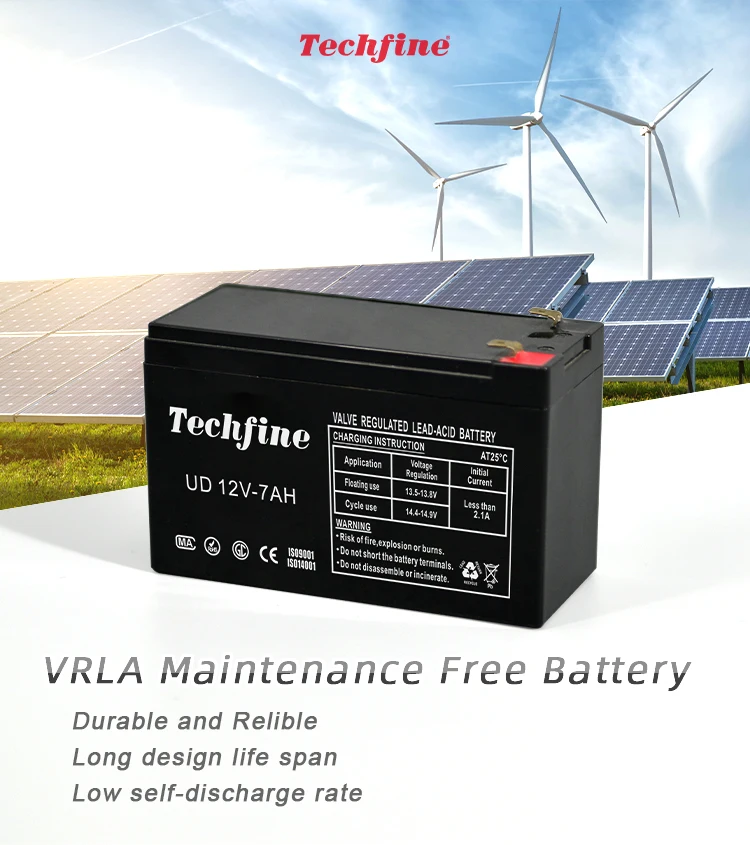 12v 12ah Agm Free Maintenance Solar Batteries Lead Acid Battery 2 Volt ...