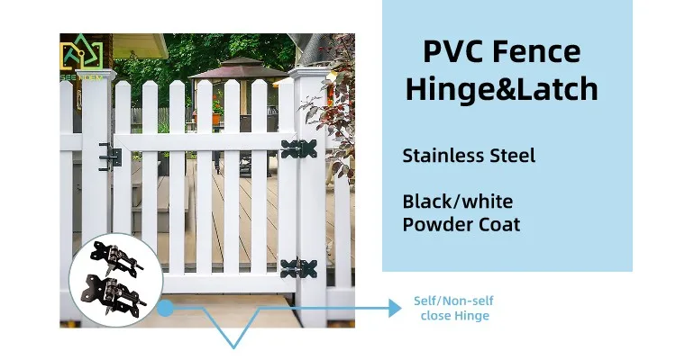 Heavy Duty Self Locking Gate Hinge And Latch With Handle For Pool/garden Gate Safety Latch Fence ...