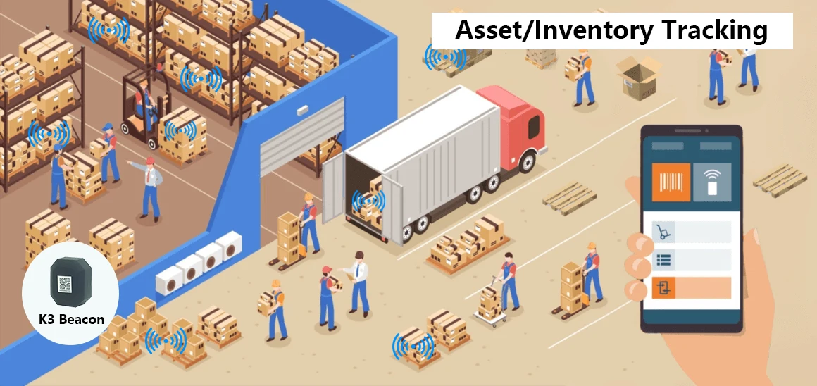 K3 Waterproof Asset Beacon Tracking - Reliable BLE Beacons