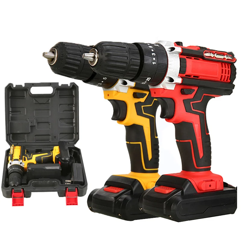 PD03 20V Electric Power Hammer Drill Machine Kits Variable Speeds ...