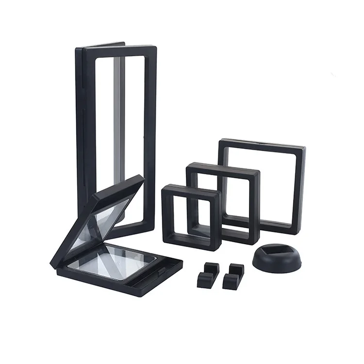 Romi Custom 3D Membrane Clear Transparent Floating Frame Packaging Case ...