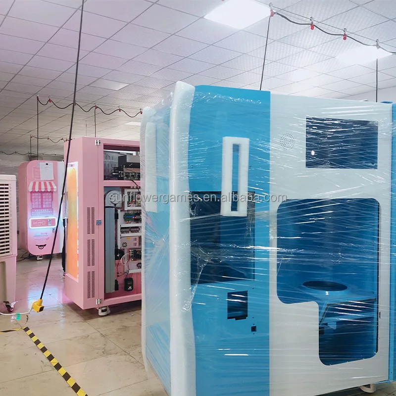 Shopping Mall Coin Operated Vending Machine Automatic Sugar Vending ...