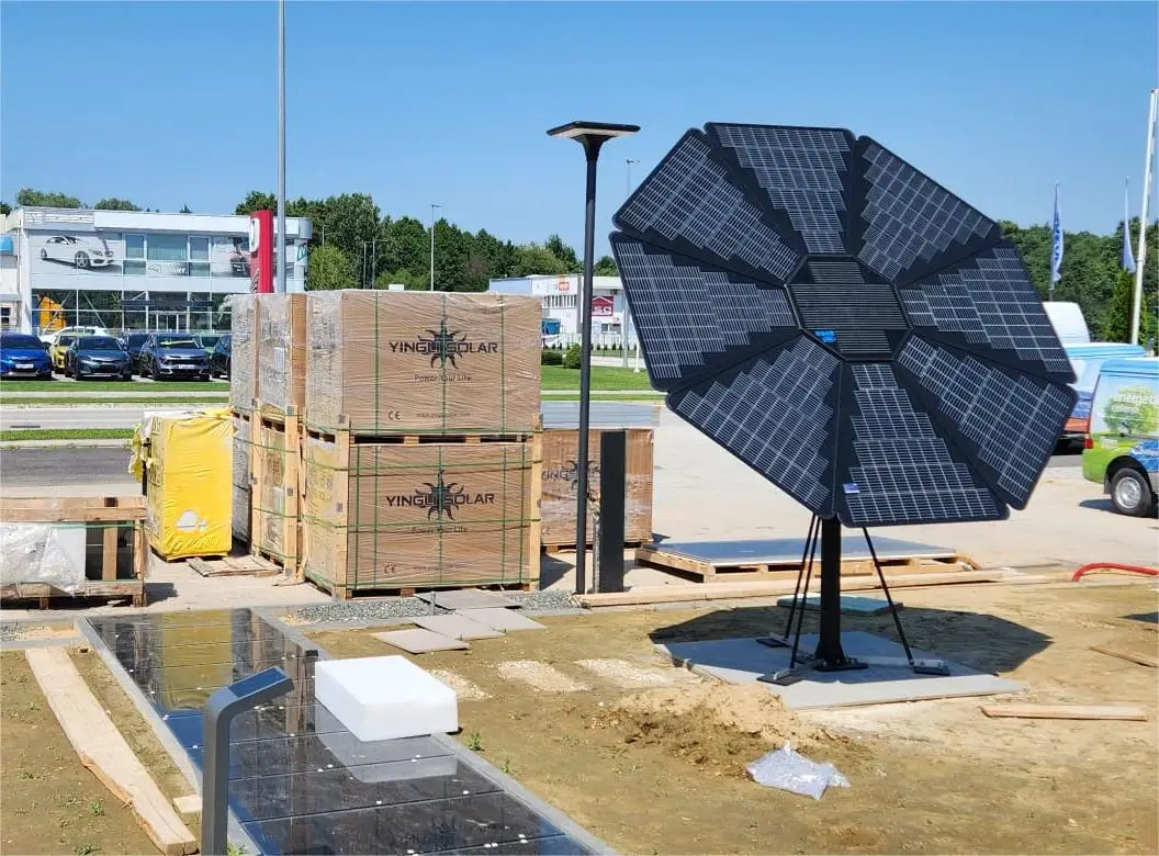 Outdoor Garden Smart Solar System Domestic Photovoltaik-carport ...