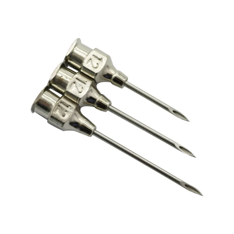 304 Stainless Steel Poultry Injector Syringe Needle Veterinary Animal ...