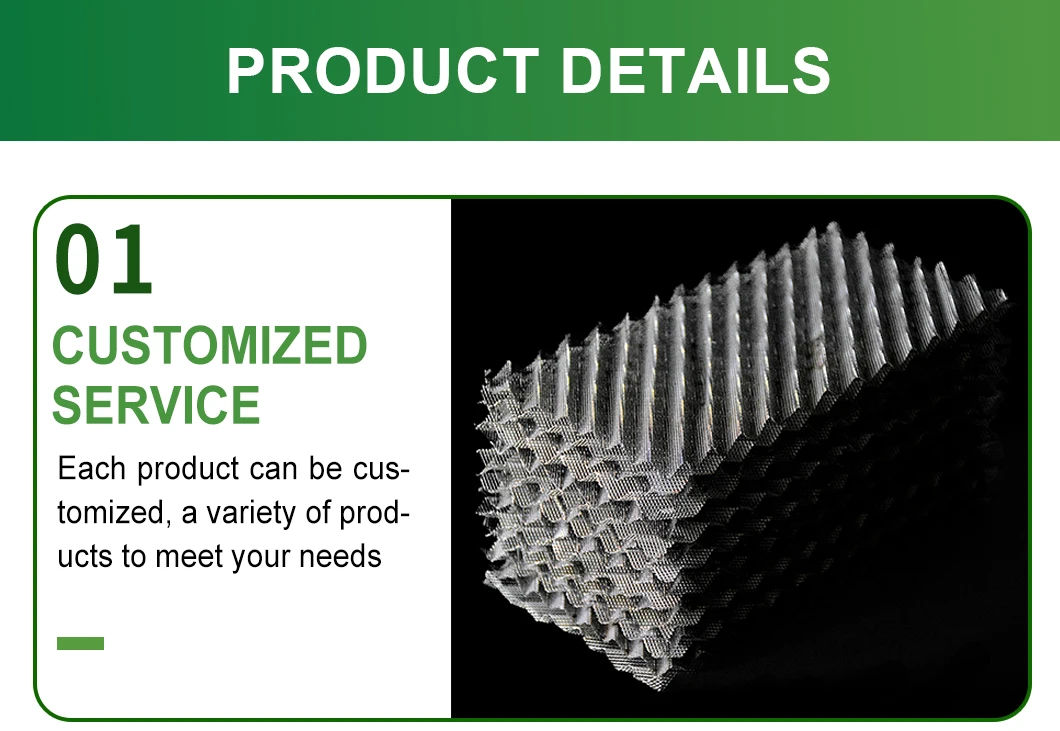 Mass Transfer Tower Packing Stainless Steel 304 Mesh Corrugated ...